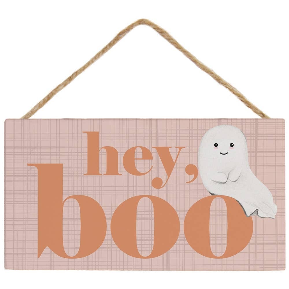 Hey Boo Ghost - Petite Hanging Accents | Simply Signs and Creative Customs