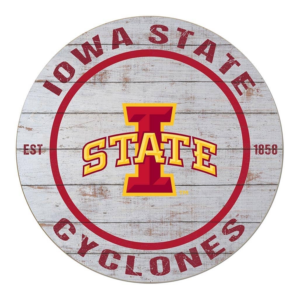 20x20 Circle Iowa State Cyclones | Simply Signs and Creative Customs
