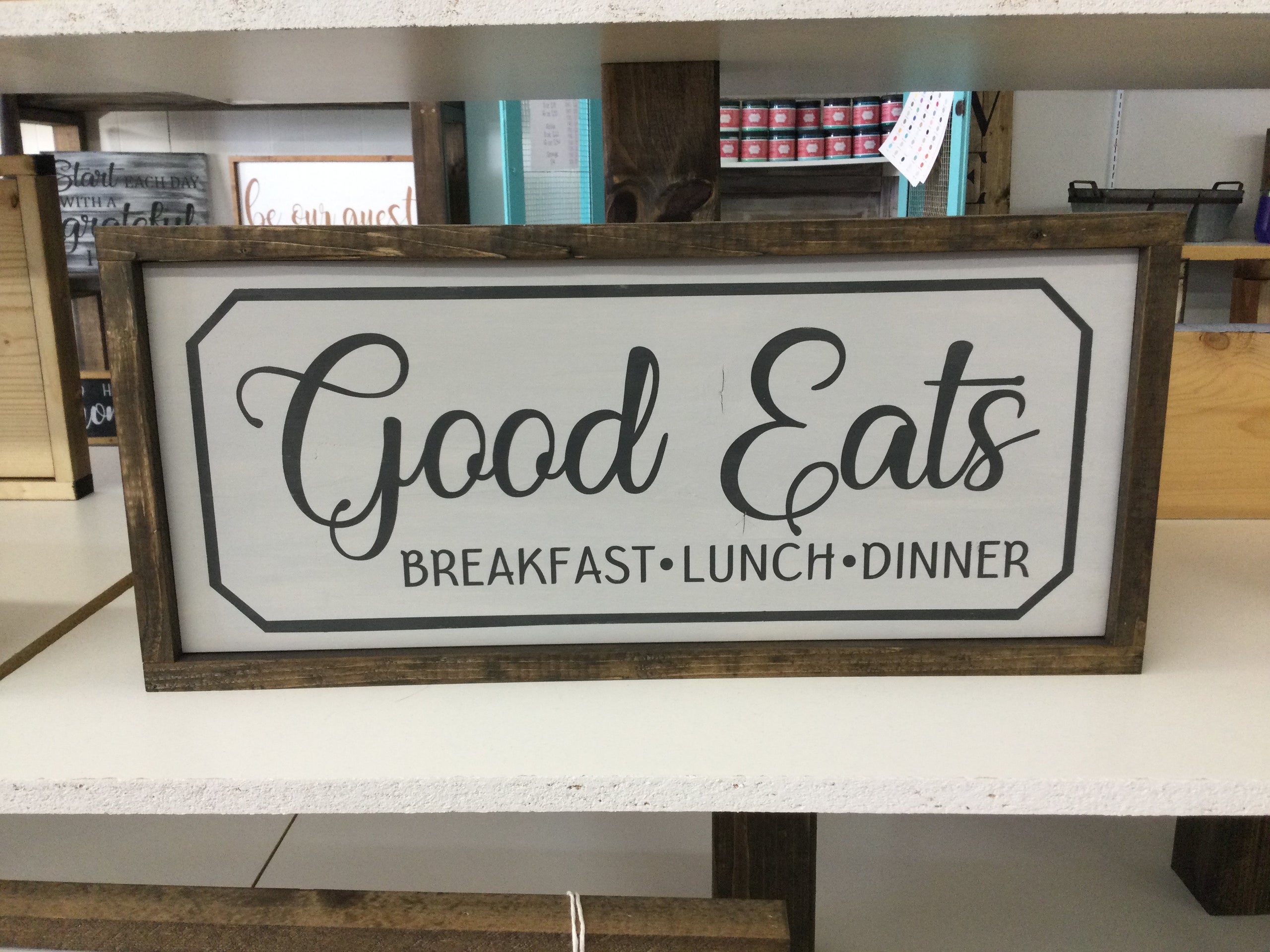 Good Eats | Simply Signs and Creative Customs